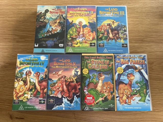 THE LAND BEFORE Time VHS Movies 1-8 MISSING NUMBER 6 $25.00 - PicClick AU