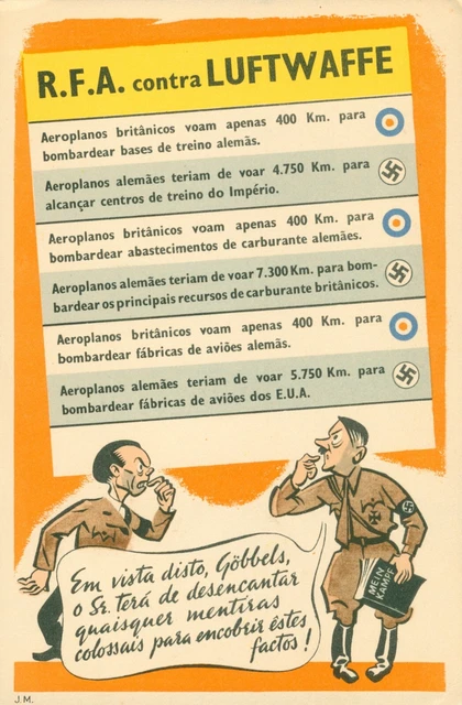 GUERRE 39-45 WW2 Propagande caricature satire ANTI HITLER GOEBELS EUR ...