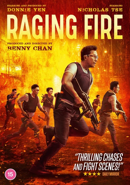 RAGING FIRE (DVD) Kenny Wong Qin Lan Donnie Yen Ben Lam Patrick Tam ...