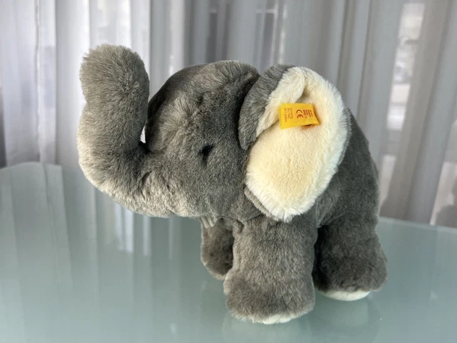 STEIFF ANIMAL COLLECTOR 085123 éléphant 22 cm excellent état EUR 39,68 ...
