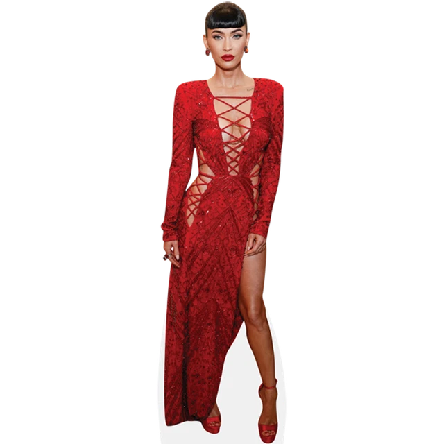 MEGAN FOX (RED Dress) Taille Mini EUR 25,18 - PicClick FR