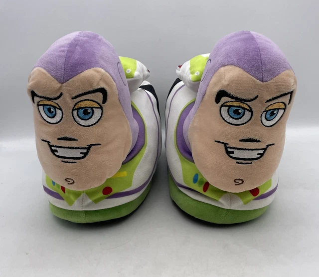 DISNEY HAPPY FEET Toy Story Buzz Lightyear Slippers Size Small £16.04 ...