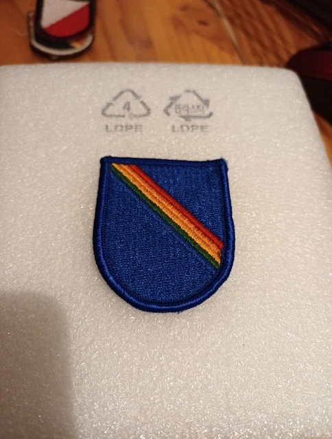FLASH DE BERET armee us 7TH SPECIAL OPERATIONS SUPPORT COMMAND original ...