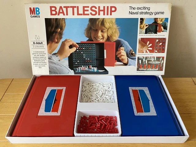 VINTAGE MB GAMES Battleship Board Game 1983 - Please Read Description £ ...