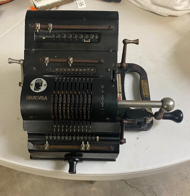 ANTIQUE BRUNSVIGA MODEL 13 Z Calculating Machine Adding Machine ...
