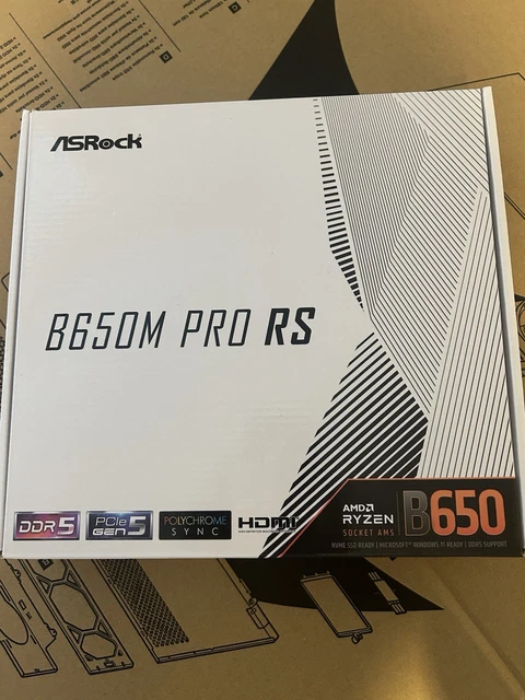 ASROCK B650M PRO RS AM5 AMD Motherboard - 90-MXBLP0-A0UAYZ £86.07 ...