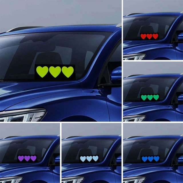CAR WINDOW ELECTRIC Car Decals Safety Signs LED Car Sticker Windshield ...
