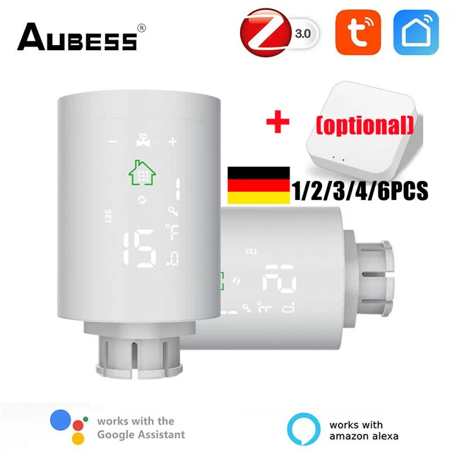 SMART HEATER THERMOSTAT TRV Radiator Valves with ZigBee Gateway ...