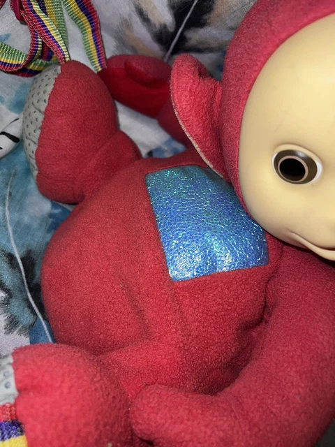 VINTAGE TELETUBBIES PO Plush Backpack Golden Bear 1996 50cm Tall £14.99 ...