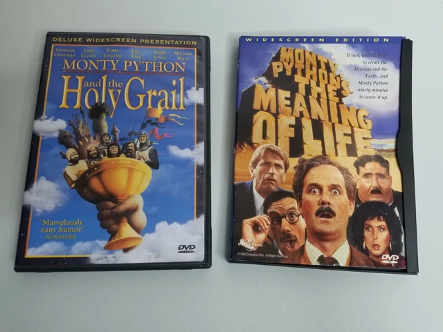 MONTY PYTHON 2-MOVIE DVD Lot Collection, Meaning Of Life, Holy Grail ...