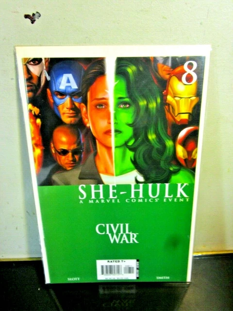 SHE-HULK #8 CIVIL War Tie-In Marvel Comics Bagged Boarded £6.74 ...