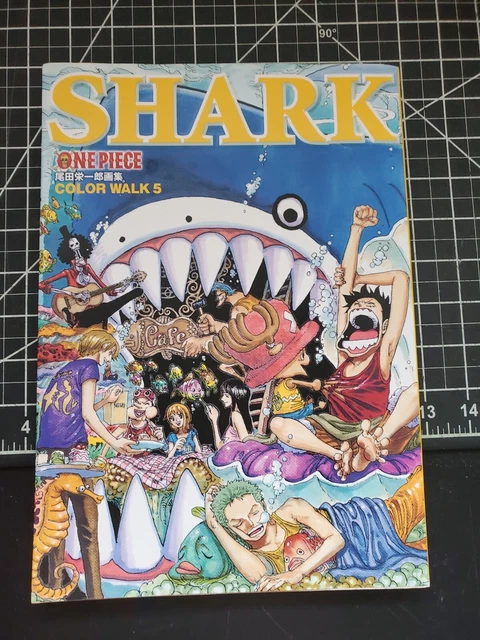 ONE PIECE COLOR Walk Vol.5 Shark Eiichiro Oda Illustrations avec ...