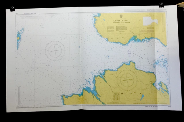 ADMIRALTY CHART. No.2392. SOUND OF MULL, SCOTLAND. 1976 Edition. £19.00 ...