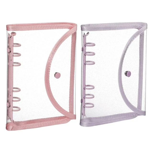 TRANSPARENT NOTEBOOK COVER Clear Notebook Shell Binder Covers Office ...