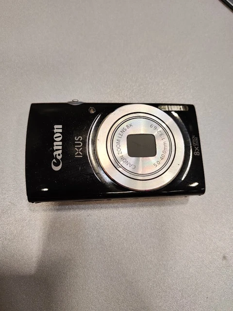 CANON IXUS 145 Digital Camera 8X Optical Zoom Black Not Working For ...