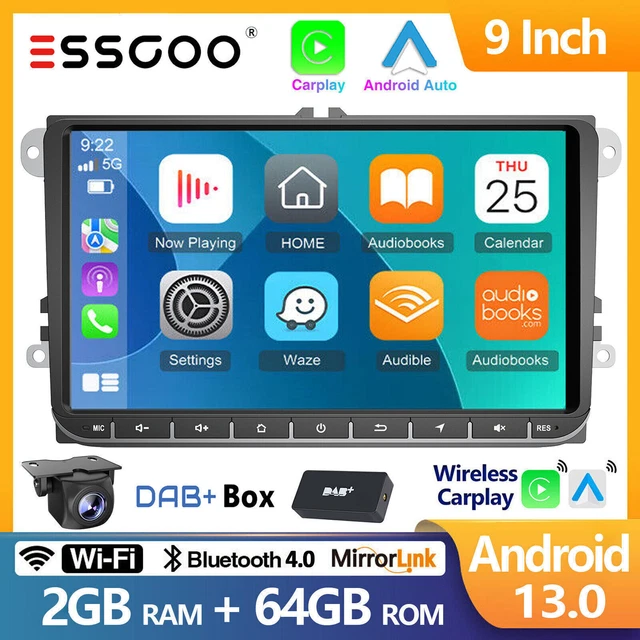 DAB+ 9& CARPLAY For VW GOLF MK6 Jetta Car Stereo Radio Android 13 Head Unit 64GB $194.59 ...