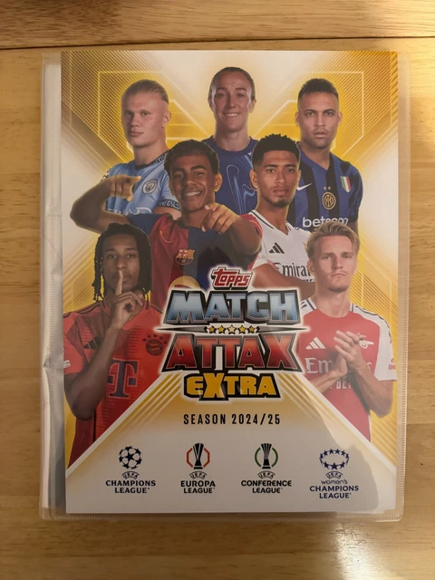 TOPPS MATCH ATTAX Extra 2024/25 2025 Album Binder Over 300 Cards: Base ...