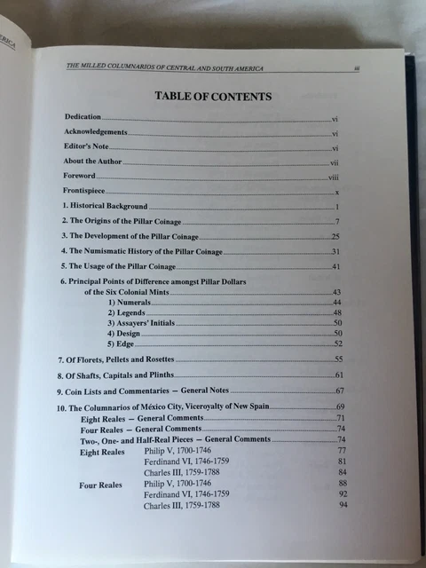 THE MILLED COLUMNARIOS Of Central And South America 1732 - 1772 Frank F ...