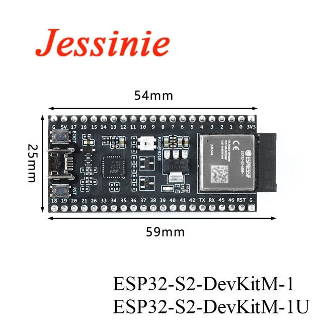 ESP32-S2 WIFI WIRELESS DevKitM-1 Development Board $5.00 - PicClick