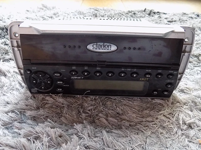 CLARION MARINE XMD3 Boat Radio CD Player Stereo Untested for Parts £30. ...