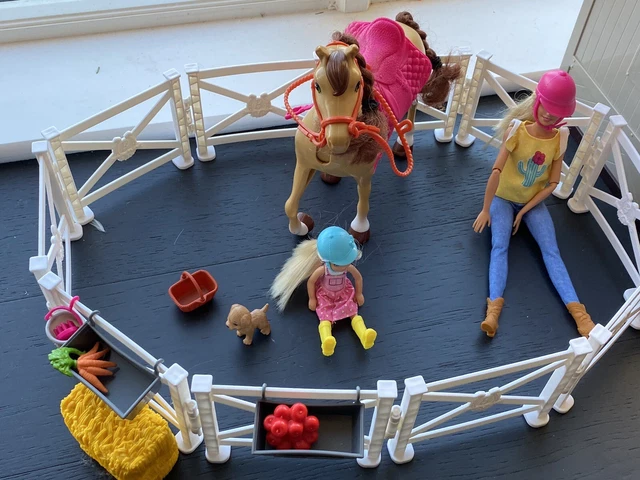 BARBIE AND CHELSEA Horse Riding Set Pony, Toy Playset - Mattel £15.00 ...