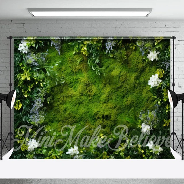 SPRING GREENERY WHITE Lavender Floral Photo Backdrop $37.90 - PicClick AU