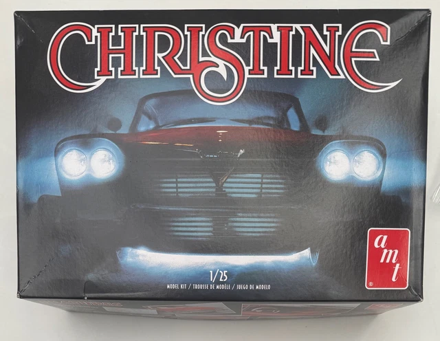 AMT (ROUND TWO) Christine 1958 Plymouth Fury Movie Car, white plastic ...