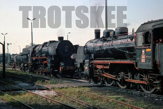 35MM SLIDE PKP Poland Railways Steam Loco Ok1 350 Naklo 1975 Original £3.49 - PicClick UK