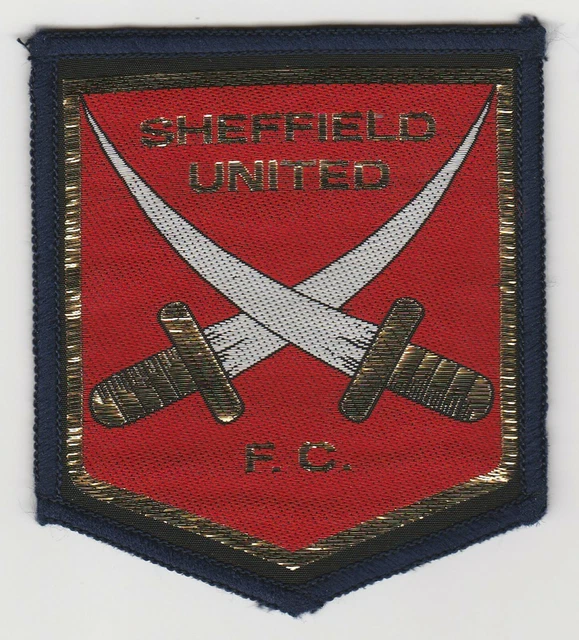 ORIGINAL VINTAGE 1970S Football Sew On Patch Sheffield United Cloth ...