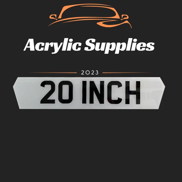 CUSTOM NUMBER PLATES - Premium Diamond / Short Plates / Tinted - 2D/3D ...