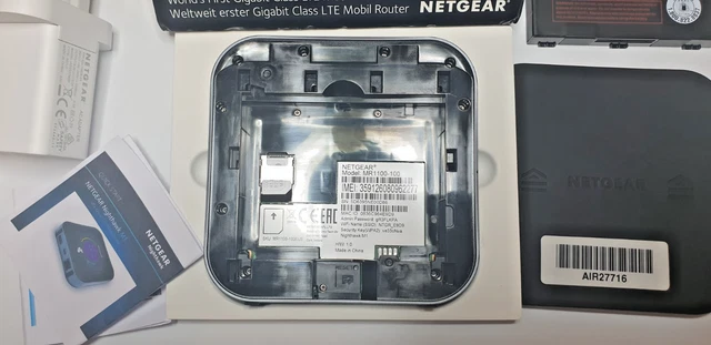 NETGEAR NIGHTHAWK M1 4G Fast Mobile Router Black MR1100-100 £93.26 ...