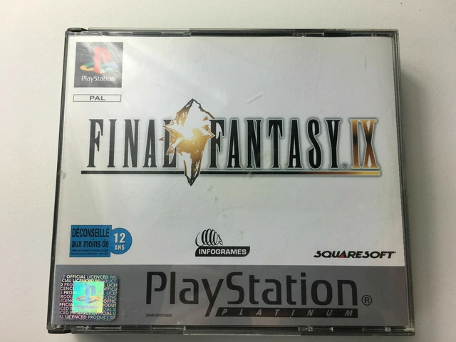 FINAL FANTASY IX 9 PS1 Platinium comme Neuf Collectors Version Pal EUR ...