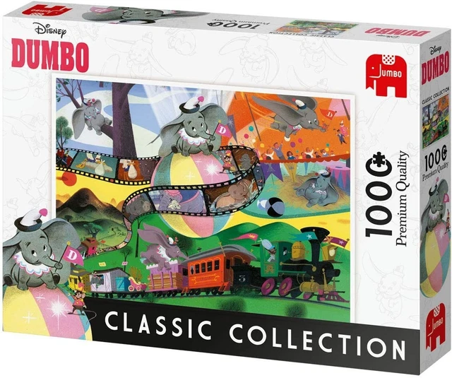 DUMBO THE WALT Disney Classic 1000 Piece Jigsaw Puzzle Collection Kids ...