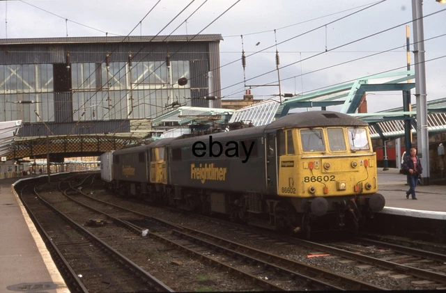35MM RAILWAY SLIDE- Freightliner Electric Loco Class 86. 86602 & 86607 ...