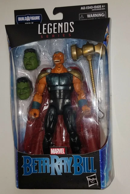 MARVEL LEGENDS AVENGERS Endgame Smart Hulk Wave BETA RAY BILL 6" Figure ...