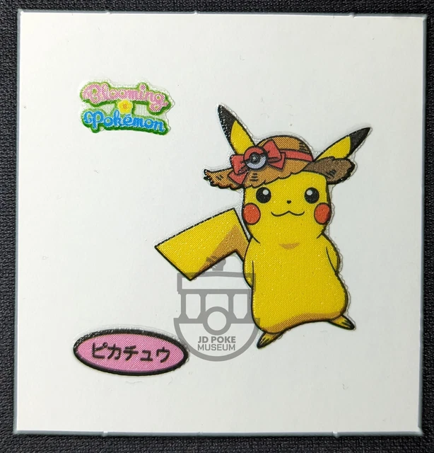 BLOOMING POKEMON DAIICHI Pan Chara Deco Sticker Pikachu - NM / Mint $7. ...