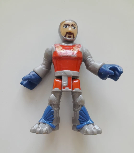 FISHER PRICE IMAGINEXT Castle Knight Warrior Medieval Armor Figure Red ...