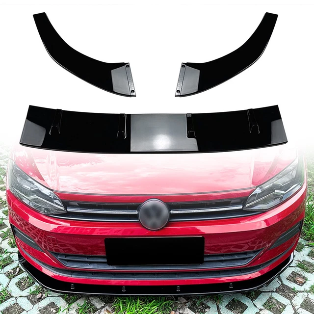 FRONT BUMPER SPOILER Lip Splitter Kit For VW Polo MK6 GTI 2019-2022 ...