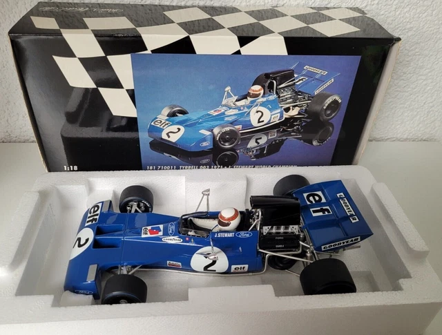 MINICHAMPS 1:18 J.STEWART Tyrell 003 Champion Du Monde 1971 « Elf ...