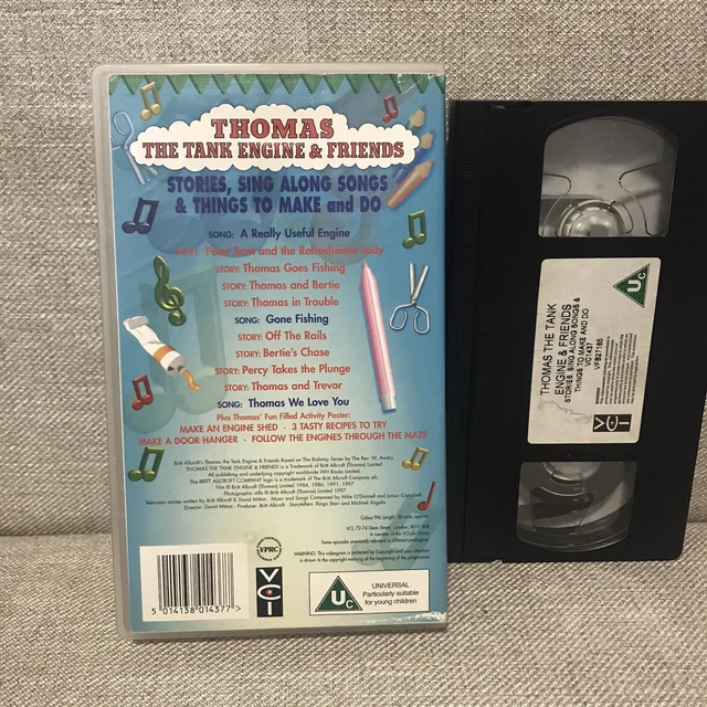 THOMAS THE TANK Engine & Friends Playtime Vhs Video - Stories Sing ...