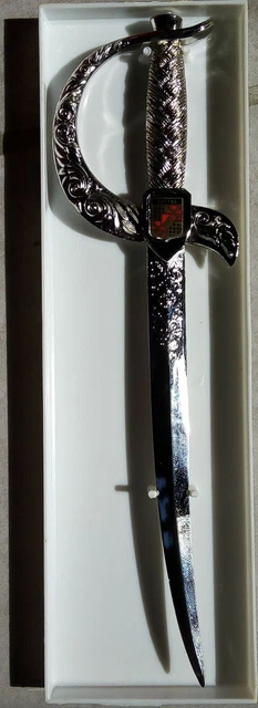 METAL PAPER CUTTER, sword, sword, coat of arms, Vittel 20 cm £12.14 ...