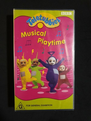 TELETUBBIES - MUSICAL PLAYTIME Children's VHS Cassette Tape Rated G ...