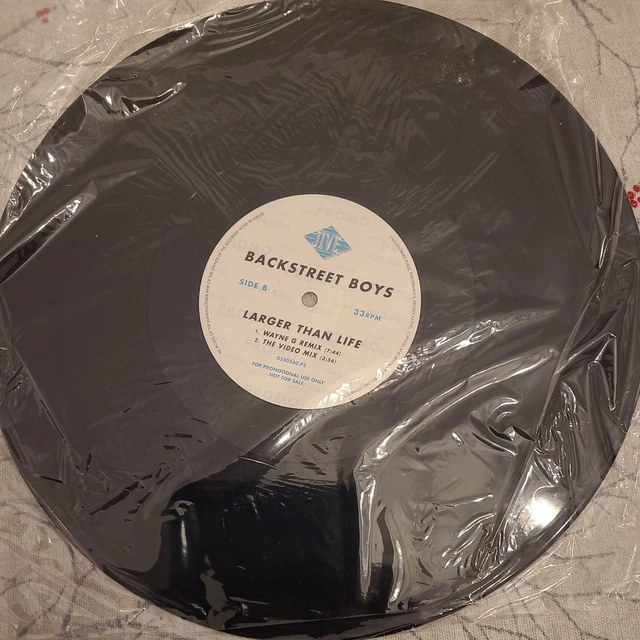 BACKSTREET BOYS - Larger Than Life - UK Promo 12" Vinyl - NEW & SEALED ...