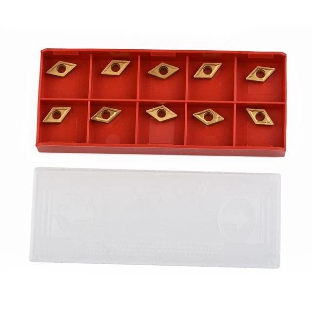 ENHANCED TOOLING PERFORMANCE with 10Pcs Carbide Inserts for Lathe ...