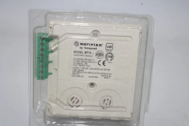 NOTIFIER M710E ANALOGUE Addressable Single Input Monitor Module-NEW £30 ...