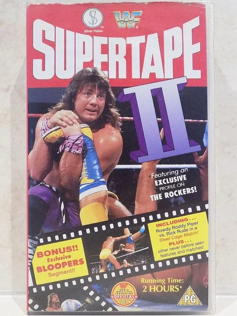 WWF SUPERTAPE II 2 Wrestling Video Pal Vhs Tape Wwe The Rockers £8.99 ...