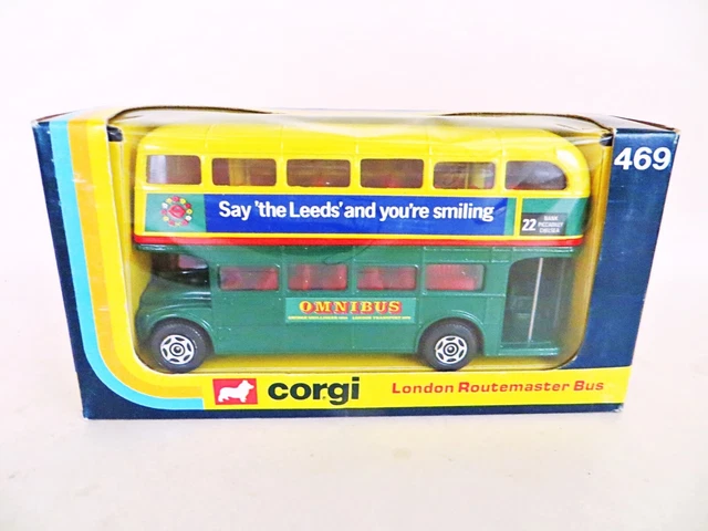 CORGI 469 'AEC London Routemaster Bus #22 Omnibus'. 1:64 Mib/Boxed £7. ...