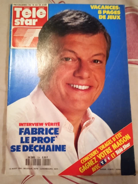 TÉLÉ STAR DE 1990-Fabrice, Claudia Cardinale,Sophie Michaud,Sela Ward ...