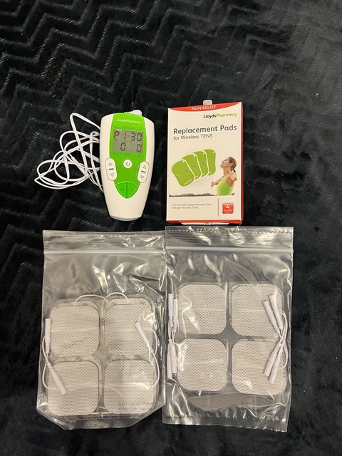 TENS DUAL CHANNEL Digital Pain Reliever+4 Replacements Pads FREE ...
