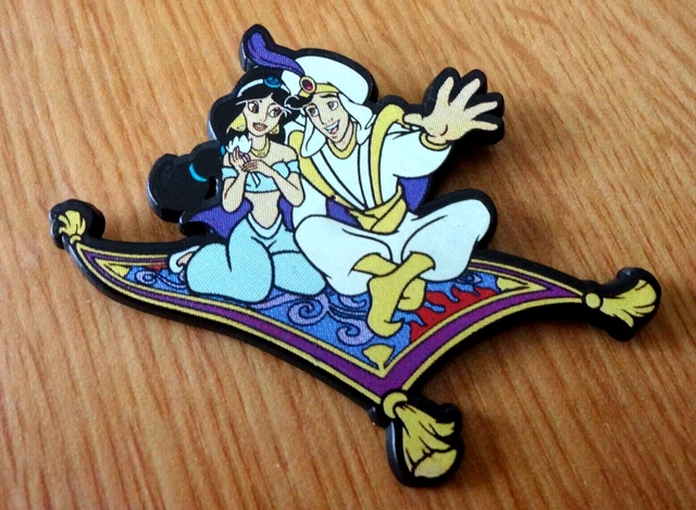 ALADDIN & PRINCESS Jasmine Riding The Magic Carpet - Disney - Plastic ...